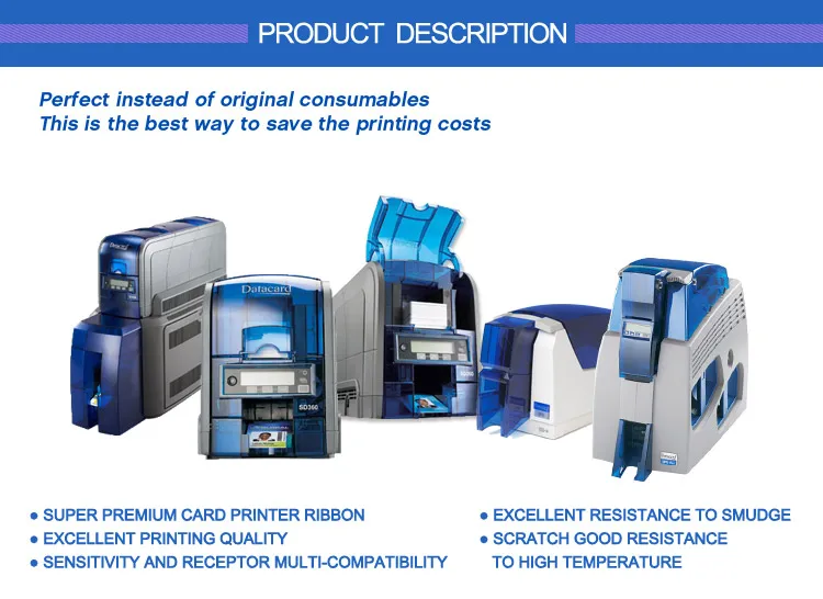 Compatible for Datacard Silver Ribbon 532000-006 - 1500 Prints| Alibaba.com