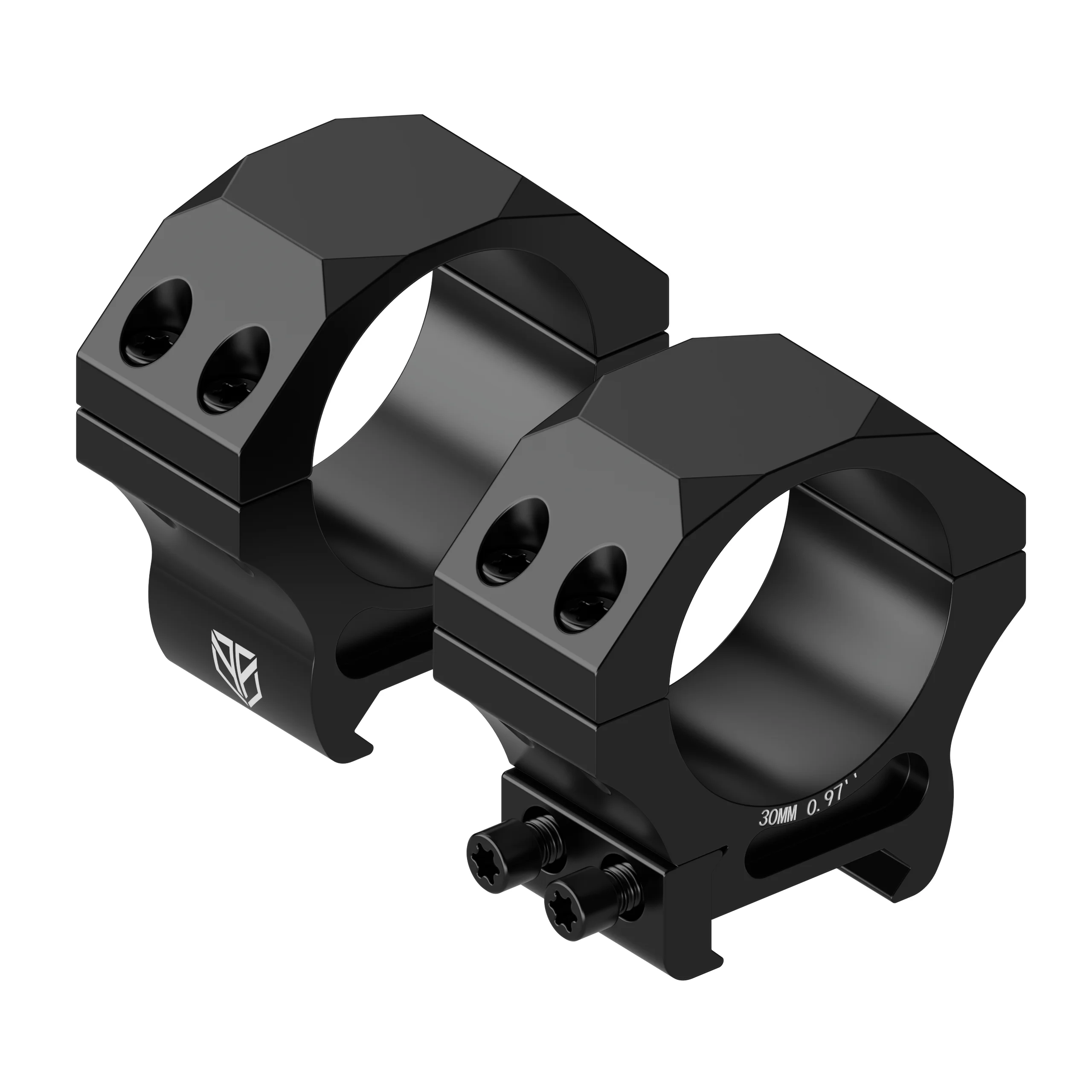 Typhon Optics Low Profile Scope Mounts 30mm Diameter Center Scope ...