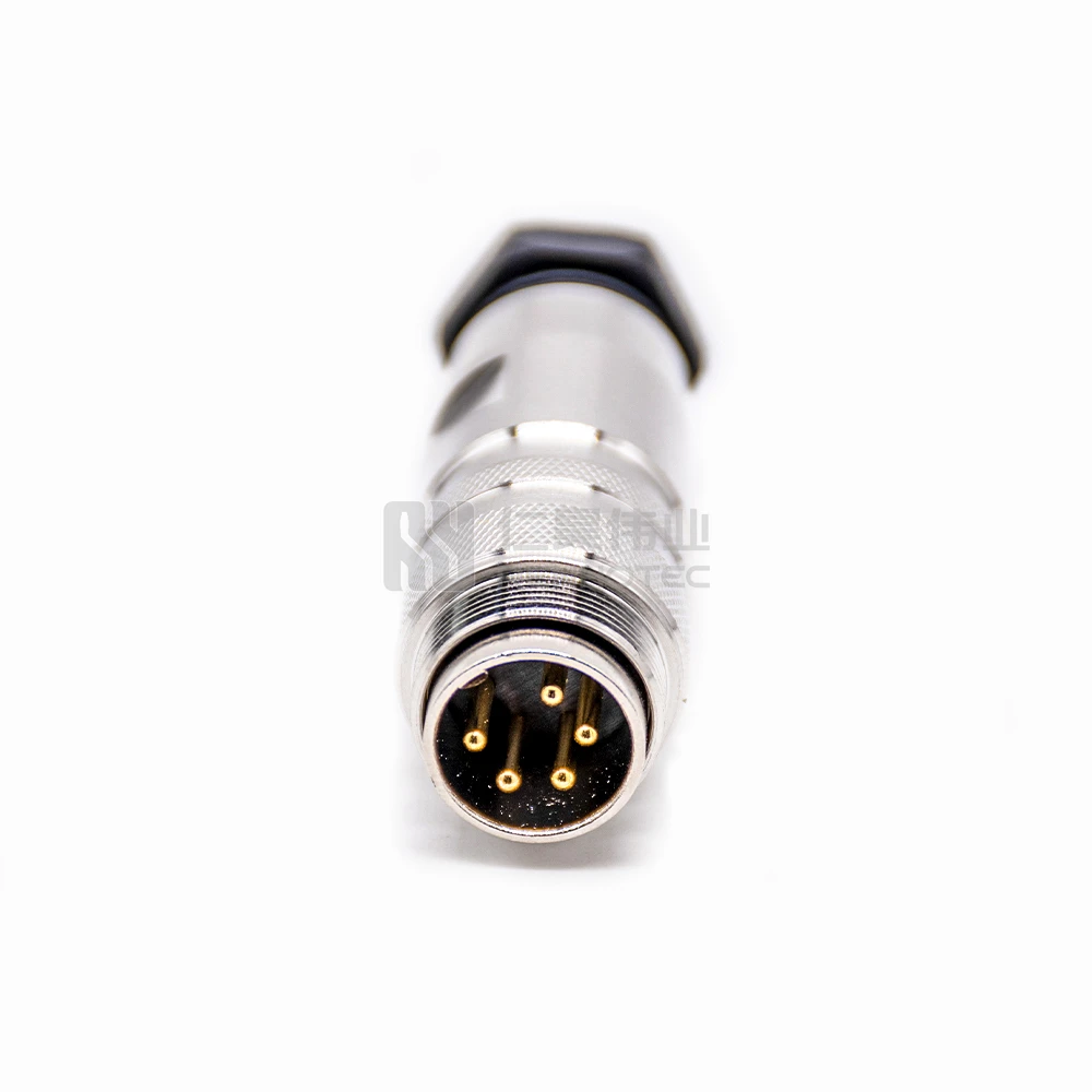 Circular Screw Male Metal Circular Connector M16 680 5 Pins Plug - Buy ...