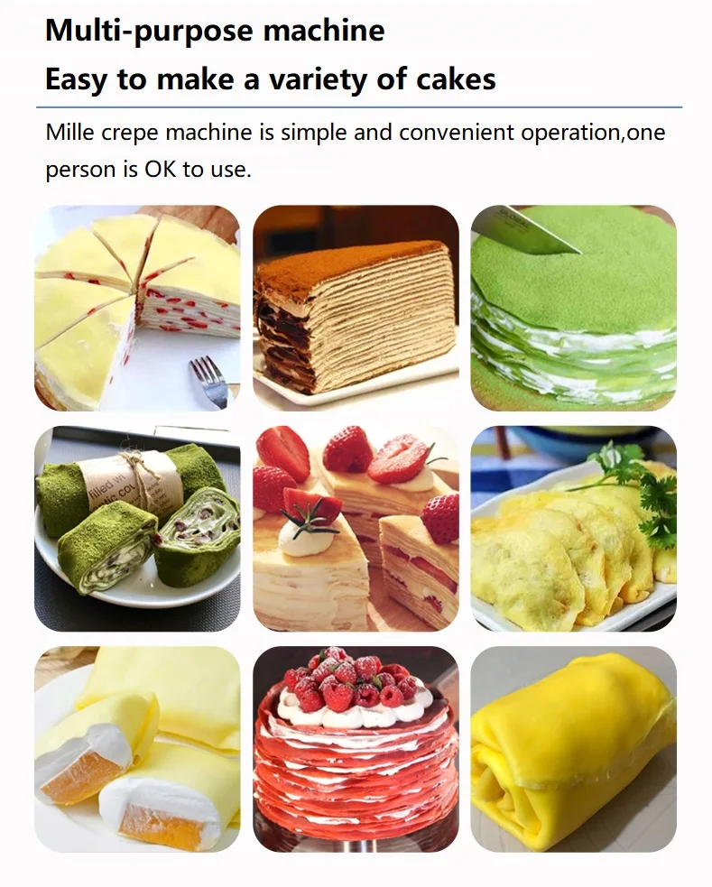 Mille Crepe Cake Machine - Efficient Layer Cake Making