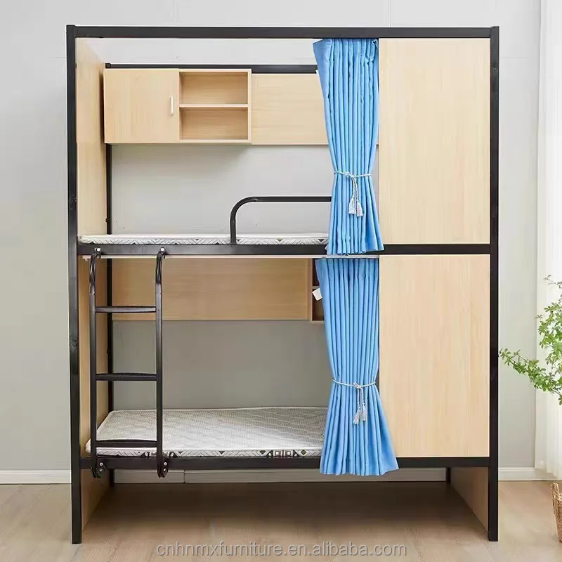Boarding School Bunk Beds with Study Table Drawers Kids with Storage l ...