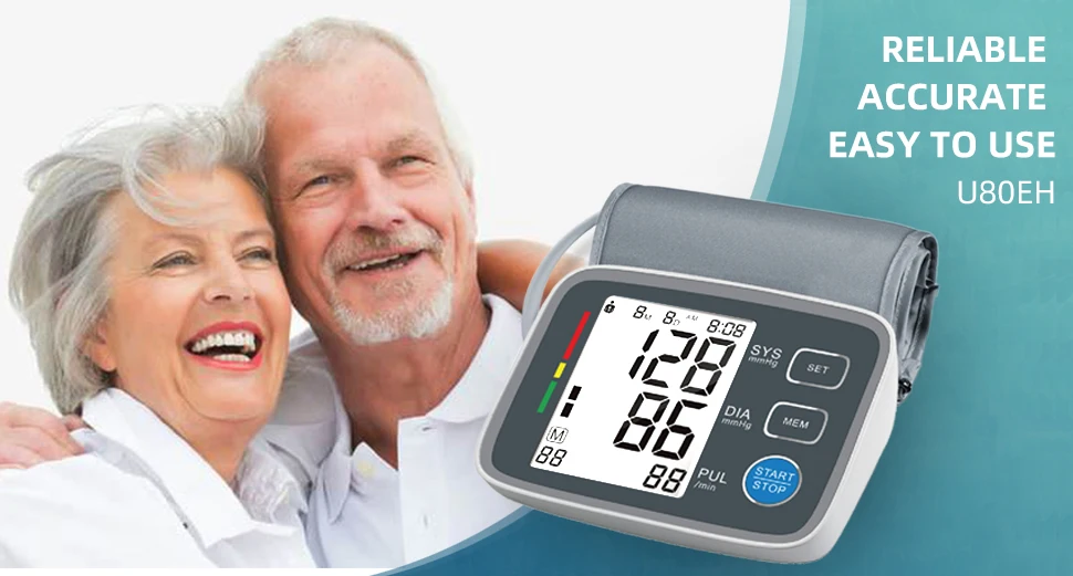 CE ISO Approved U80EH Bluetooth Blood Pressure Monitor - Digital Upper ...