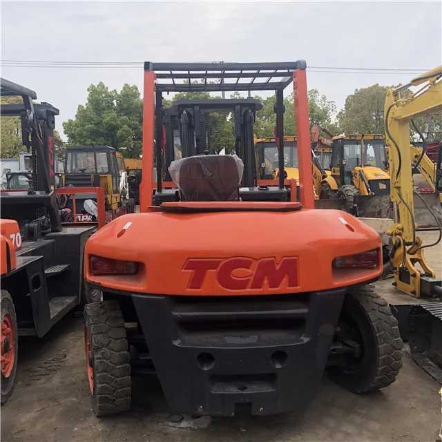 Durable Condition Used Fork Lift Diesel Tcm 70 Diesel Manual Forklift ...