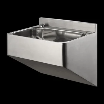 Customized Wash Hand Basin Sink Stainless Steel Prison Style Wall ...