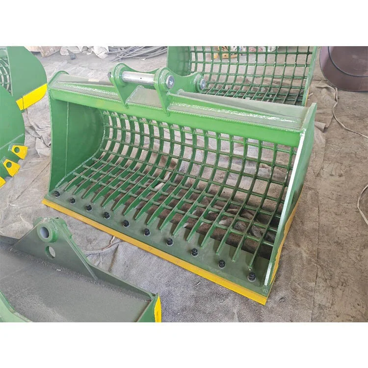 Wholesale Skeleton Bucket Sieve Bucket For 12 Ton Excavator Screen Bucket With Boe - Buy ...