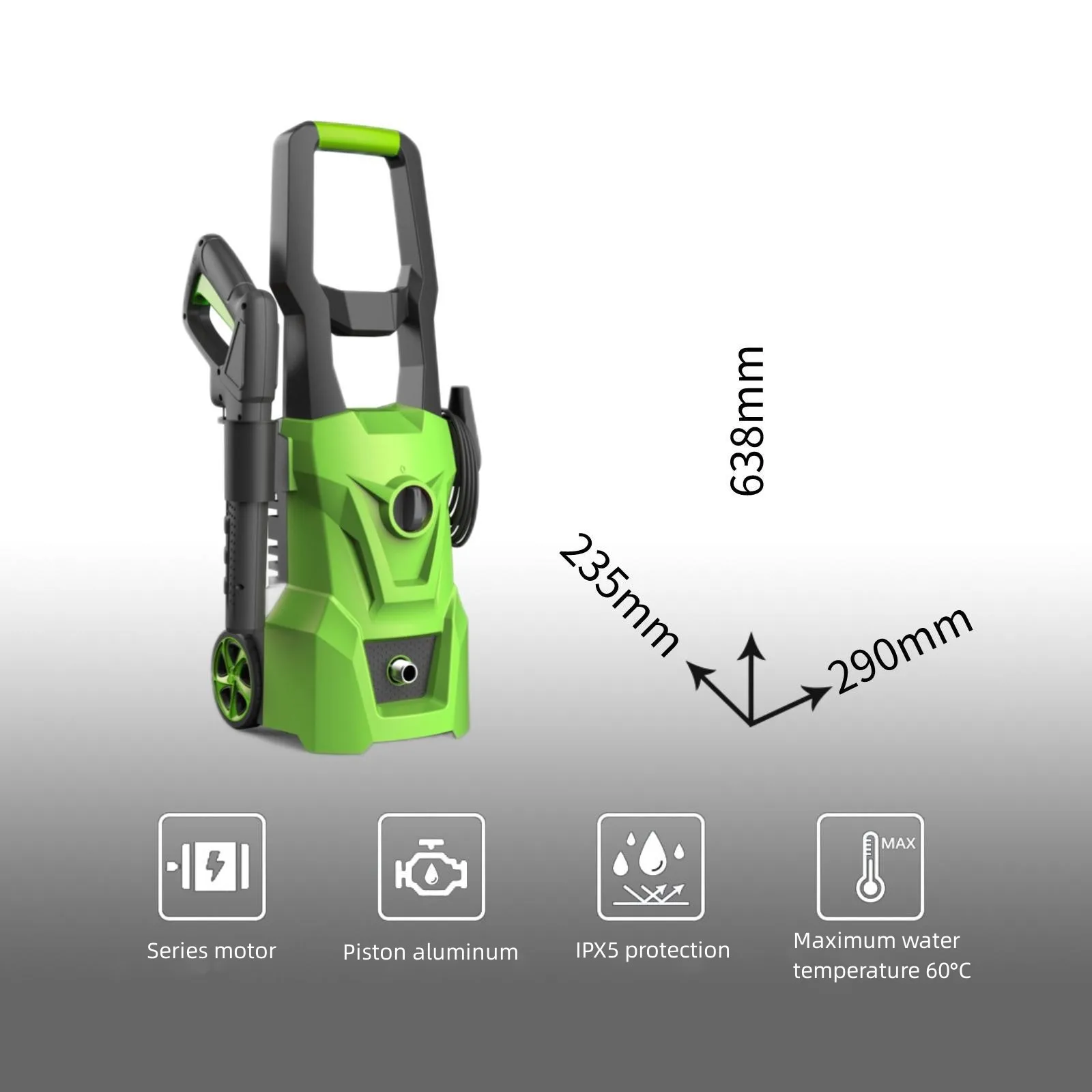 Small Mobile Outdoor High Power Car Washing Machine Electric Water Gun ...