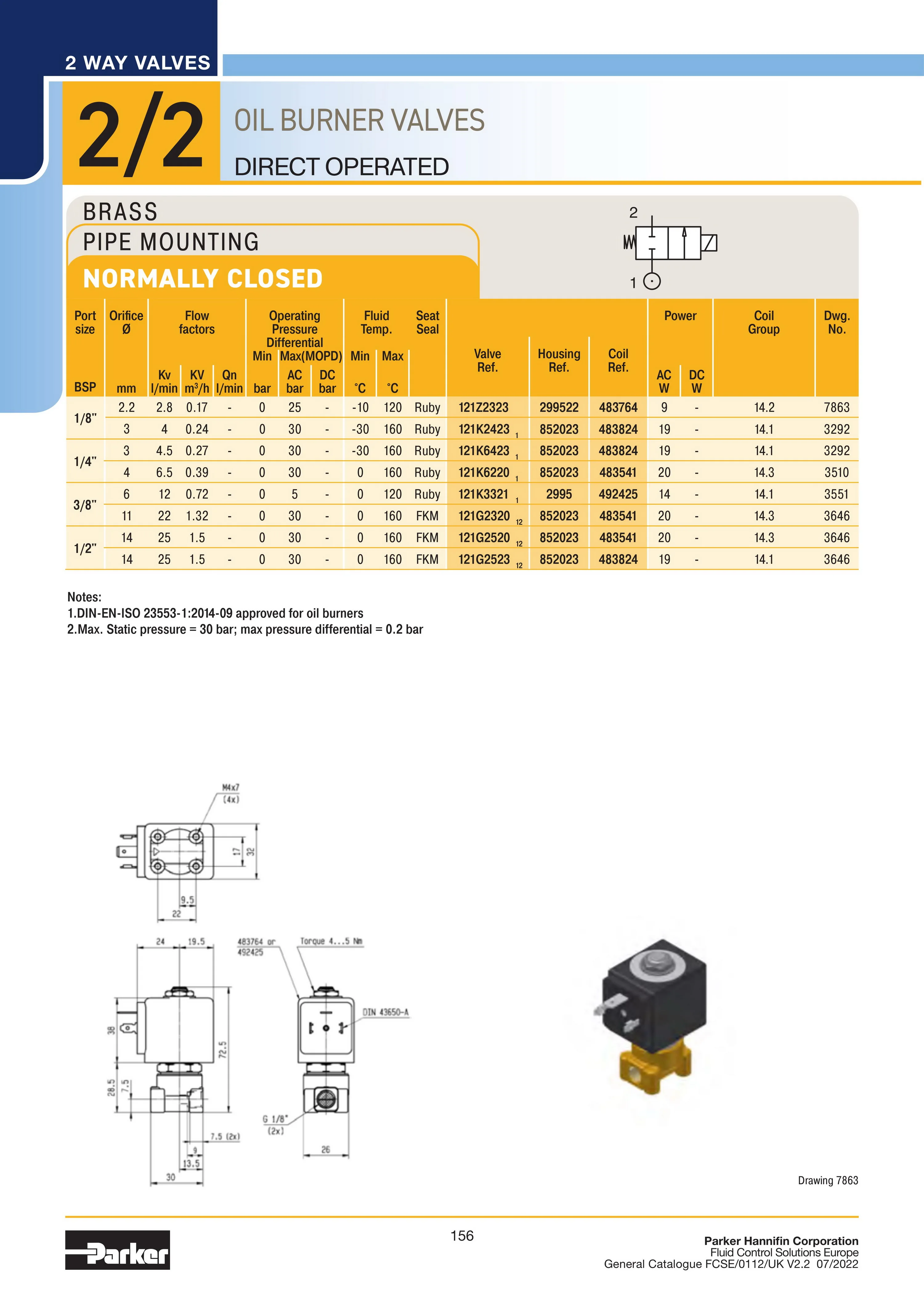Original PARKER OIL BURNER VALVES 321H2522| Alibaba.com