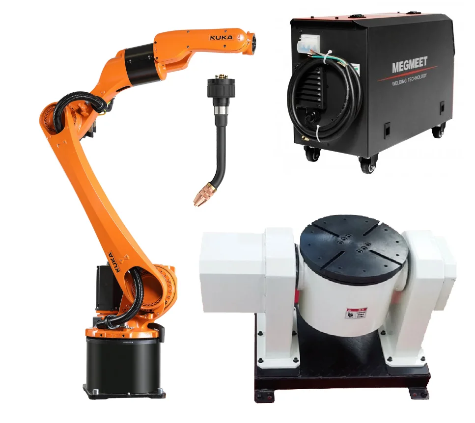 Kuka Robot Kr 8 R2100-2 Arc Hw With Welding Machine Welding Torch And ...