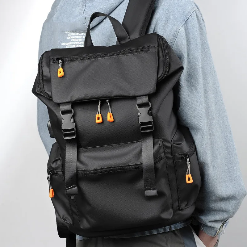 Mochila Hombre Urbana Impermeable con Porta Laptop Moda Hombre Casual ...