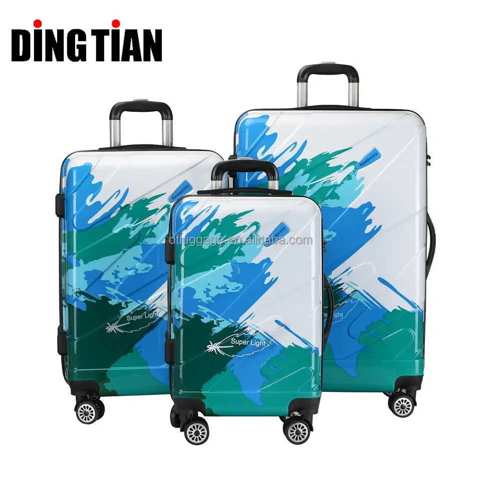 India Hot Sale Suitcase Manufacture Pc Customize Printing Travel Case ...