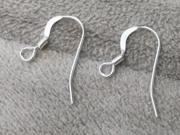 Popular THREE COBBLER 14K Gold Filled 925 Silver Round Wire Ear Hooks ...