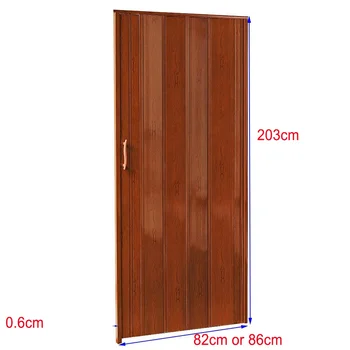 6mm Puertas Plegable Pvc Folding Door With Handle - Buy Pvc Folding ...
