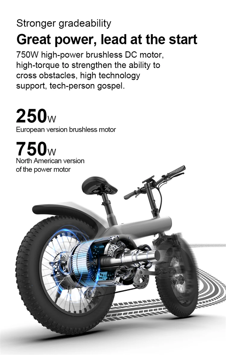 Oem/odm Ebike Factory 20inch 750w 50mph Folded E-bike Electric Bicycle ...