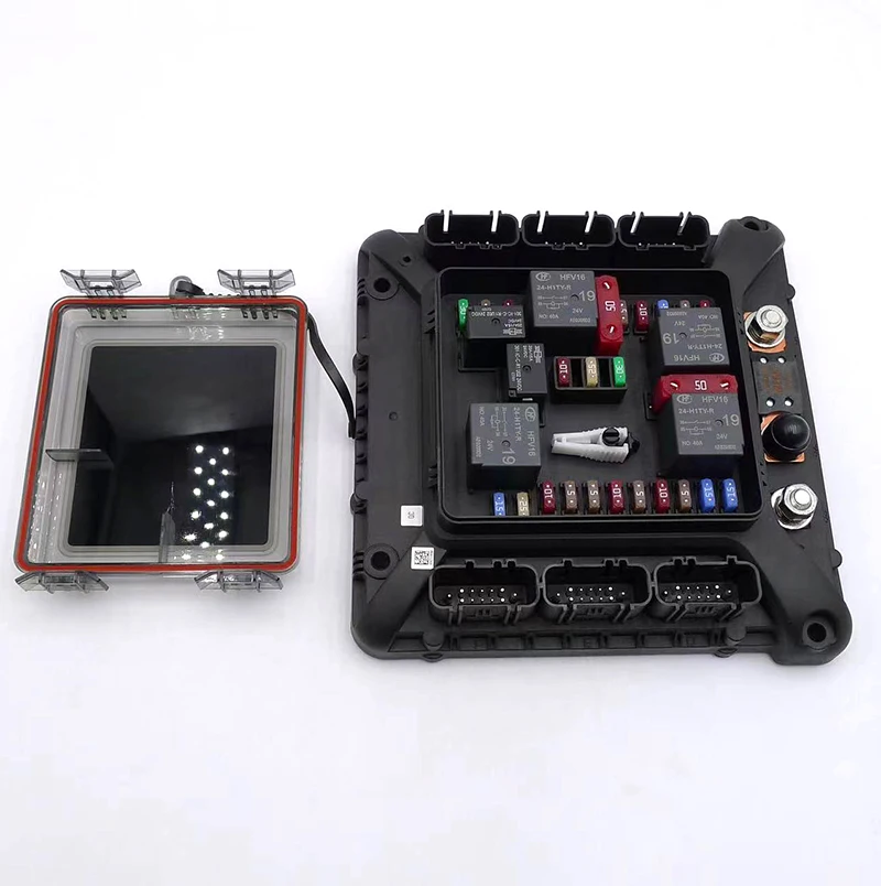 Sany Excavator parts 140107000091C fuse box SEMP-24V for SY excavator ...