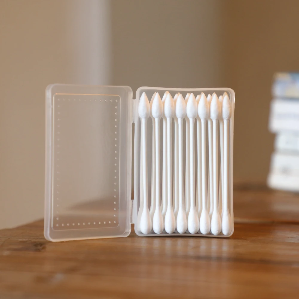 Premium Organic Cotton Buds for Baby Eco-Friendly Plastic Stick Big ...