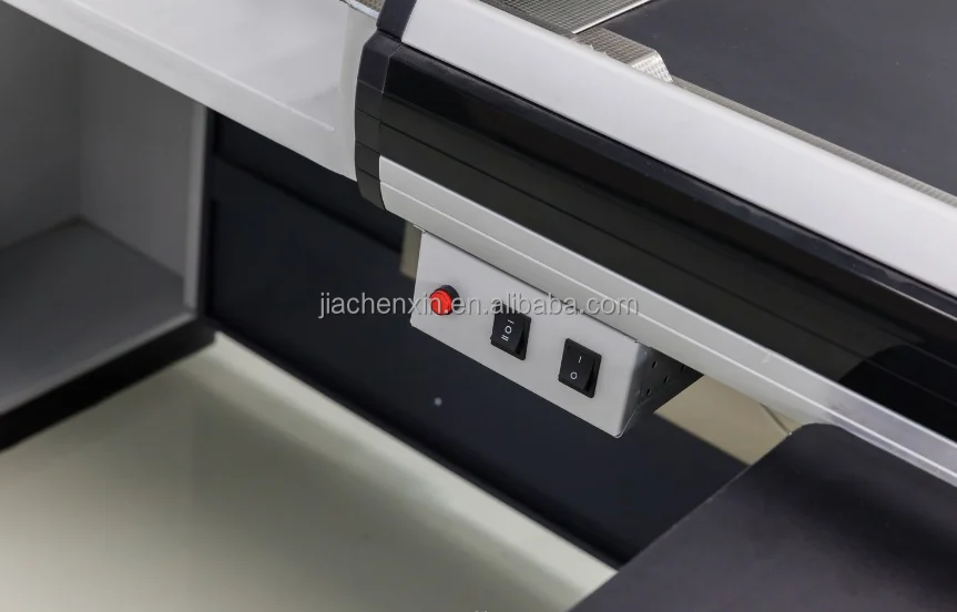 Factory Marble White Shopping Mall Electric Checkout Register Cash ...