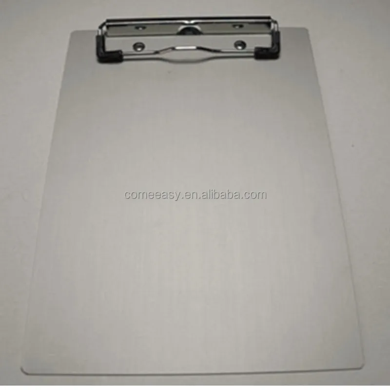 A4 Letter Size File Paper Sheet Aluminum Metal Clip Boards For Hospital ...