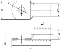 SC TYPE LUGS Tubular Cable End Electrical Terminals Wire Connectors Lug ...