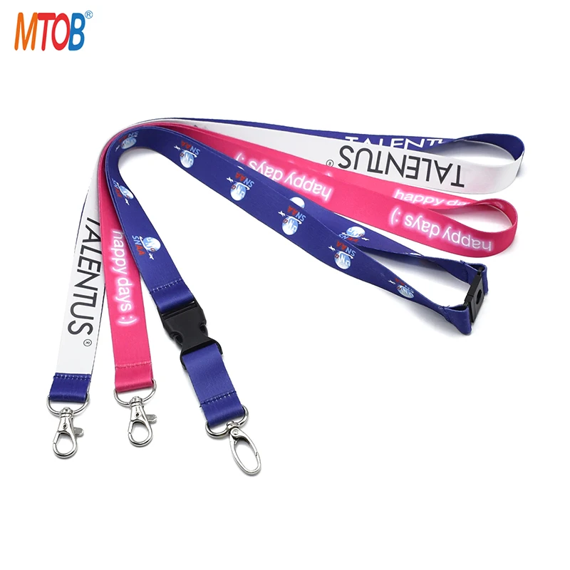 Customized Color Print Neck Lanyard - Personalized Lanyards
