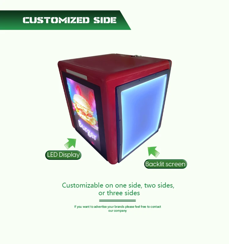 HXTECH LED Delivery Box - Enhance Advertising & Visibility