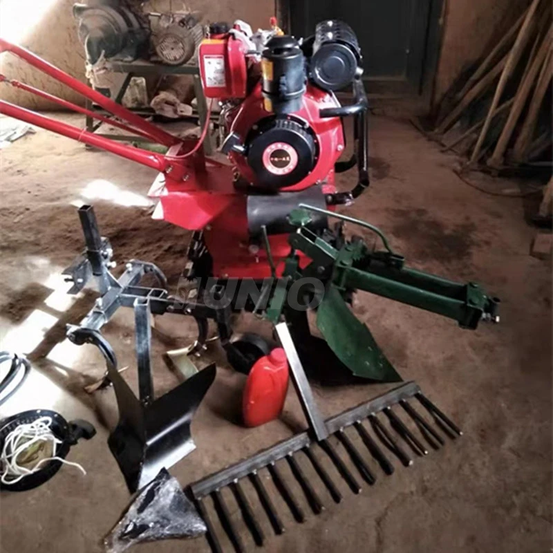 Small Plough Machine Cultivator Gasoline and Diesel Engine Mini Self ...
