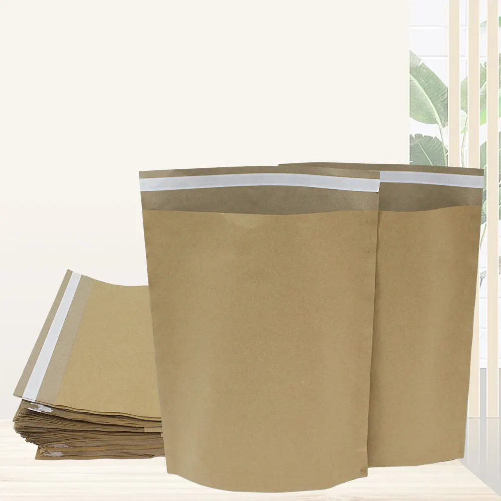 100% Recycled Paper Courier Bags Shipping Envelopes Packaging Paper Bag ...