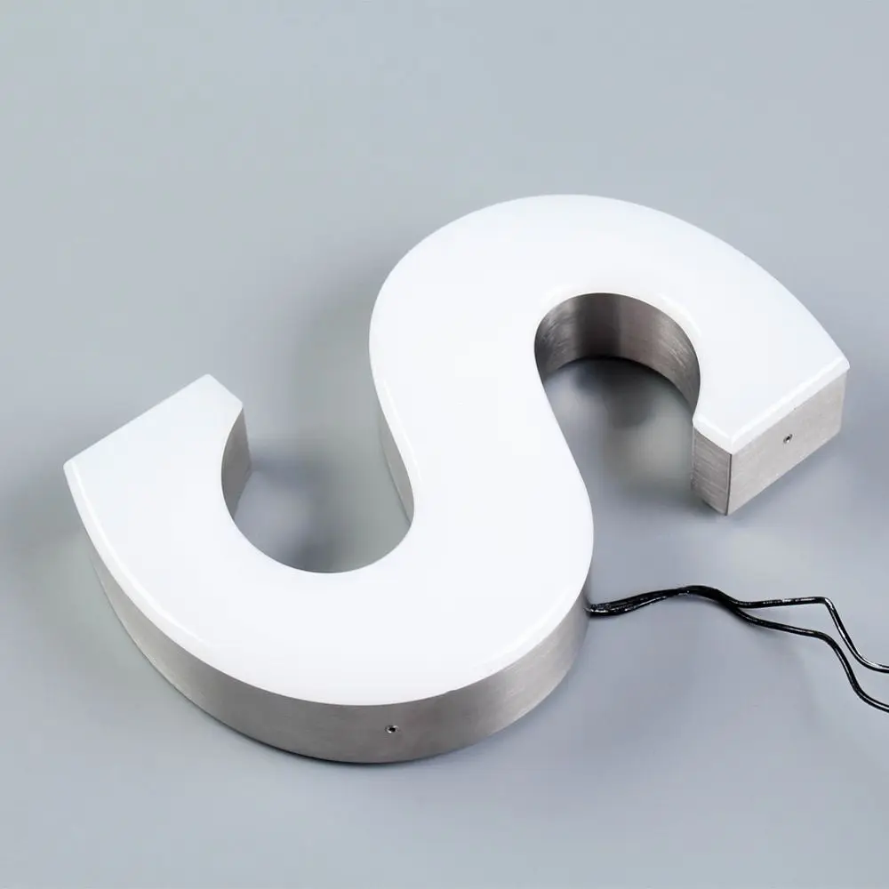 Custom Led Backlit Sign Light Logo Shop Signage Illuminated Acrylic ...