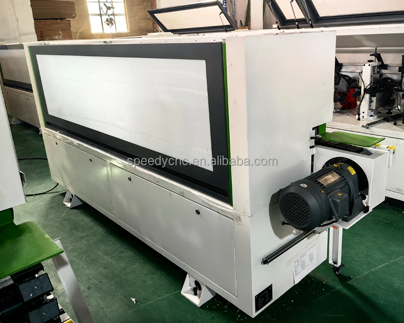 High Speed Kitchen Cabinet Straight Edge Bander Full Automatic PVC Edge ...