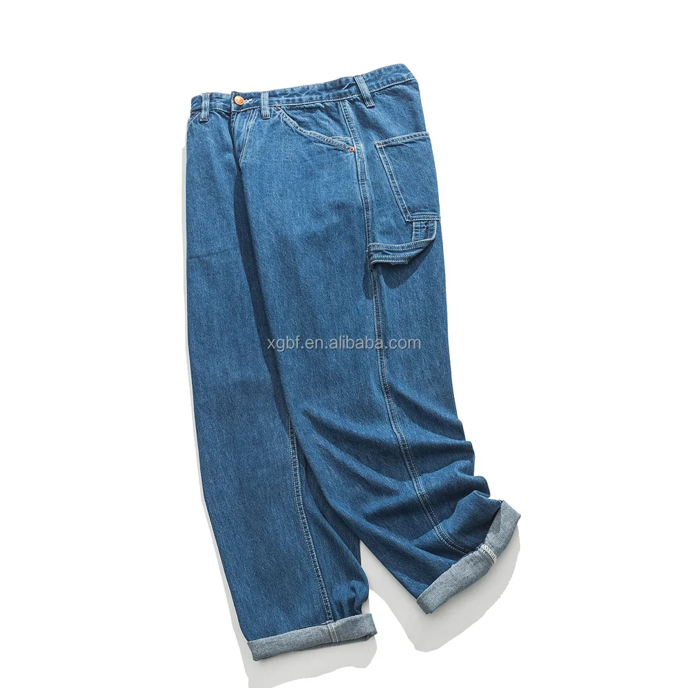 Shop Our Custom Men's Outfit - Baggy Fit Dark Blue Jeans
