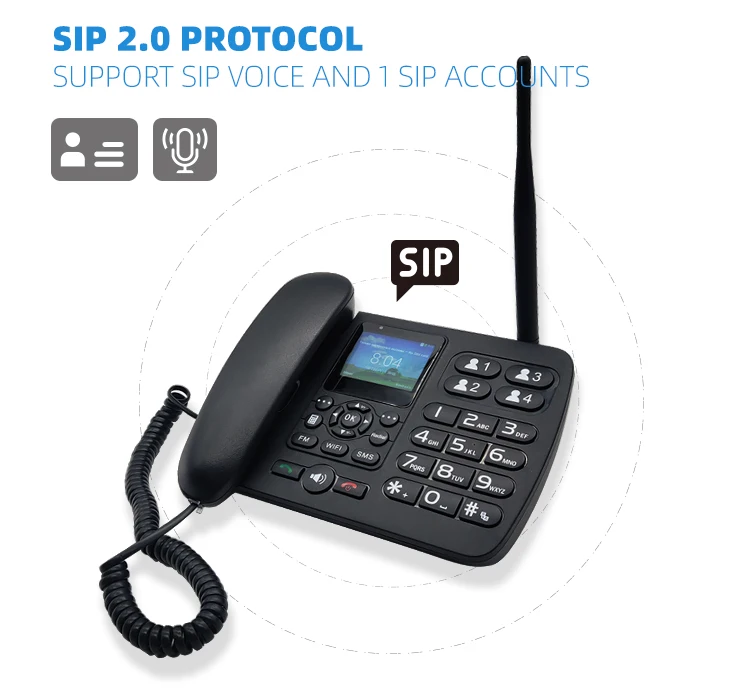 4g LTE Voip Sip Wifi Phone Home Office Sim Desktop Phone FWP| Alibaba.com