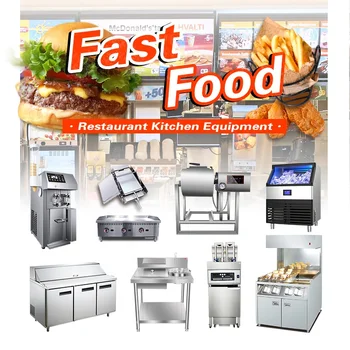 Commercial Fast Food Restaurant Design Kfc Kitchen Equipment Mcdonald ...