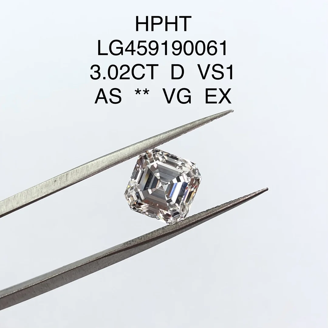 Messi Jewelry 1ct D Color VS Clarity Lab Grown Diamond