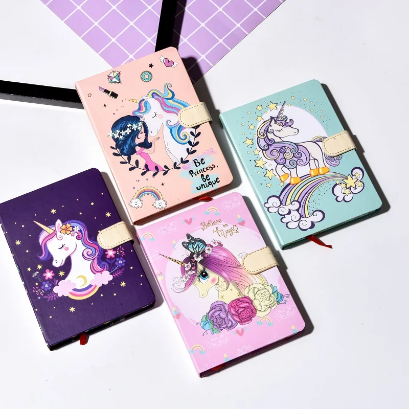 Cute Cartoon Notebooks Animal Notebook By For Kids Unicorn Notebook ...