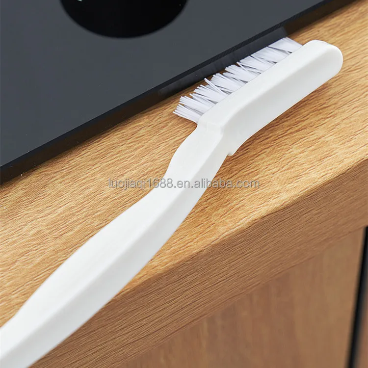 Plastic Handle Utility Cleaning Nylon Bristle Brush Kit Double Ended ...