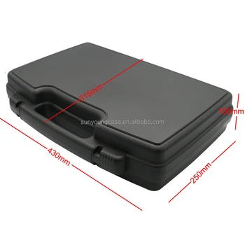 Light-weight Simple Hard Handle Plastic Tool Electronic Case Equipment ...