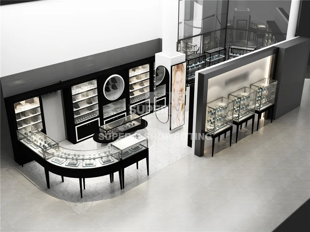 Wholesale Small Jewellery Showroom Layout Plan | Retail Diamond Jewelry ...