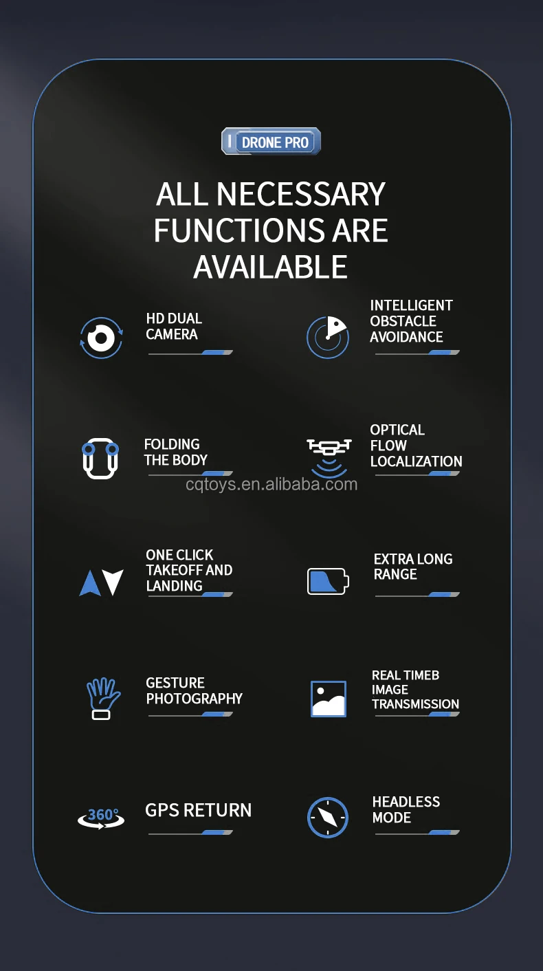 Drones with 4K Camera and GPS - Long Range, Brushless Motor