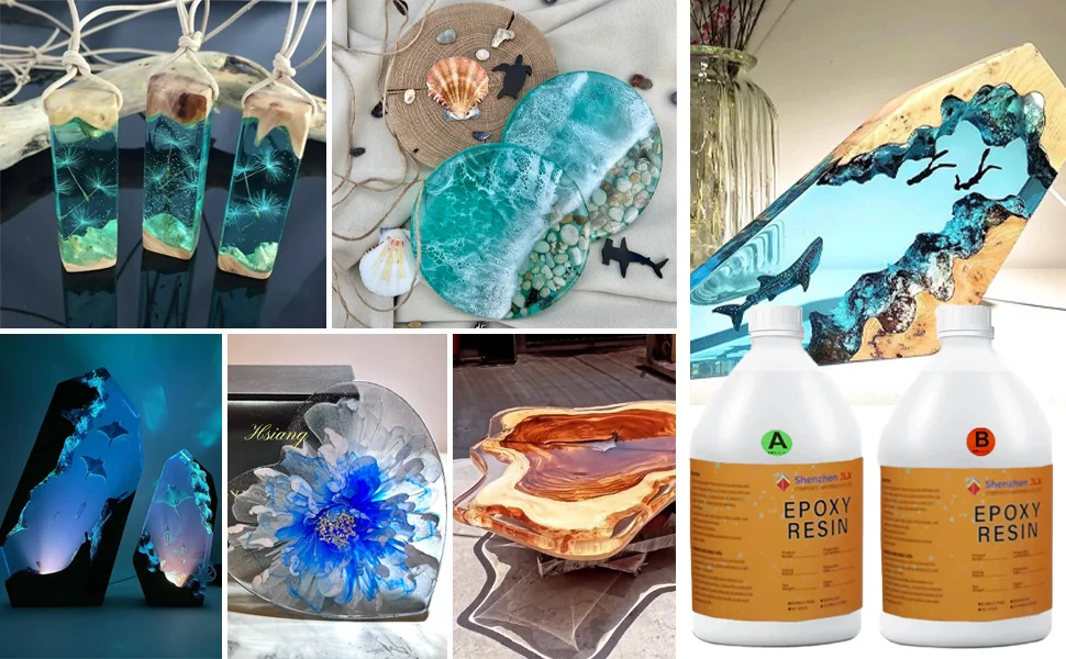 1.5 Gallon Epoxy Resin Kit Premium Clear High Gloss Casting and Coating ...