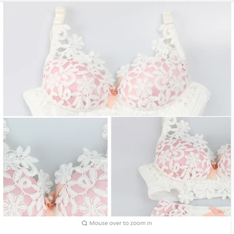 2022 Embroidery Flower Bra Set - Support & Comfort for Women