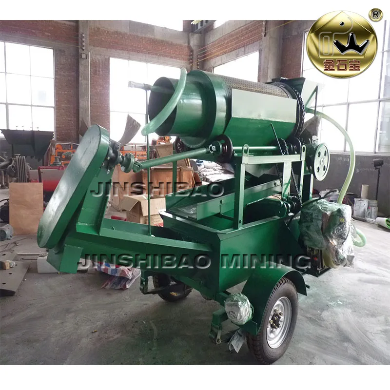 Portable Mini Trommel Gold Washing Plant - Easy to Operate
