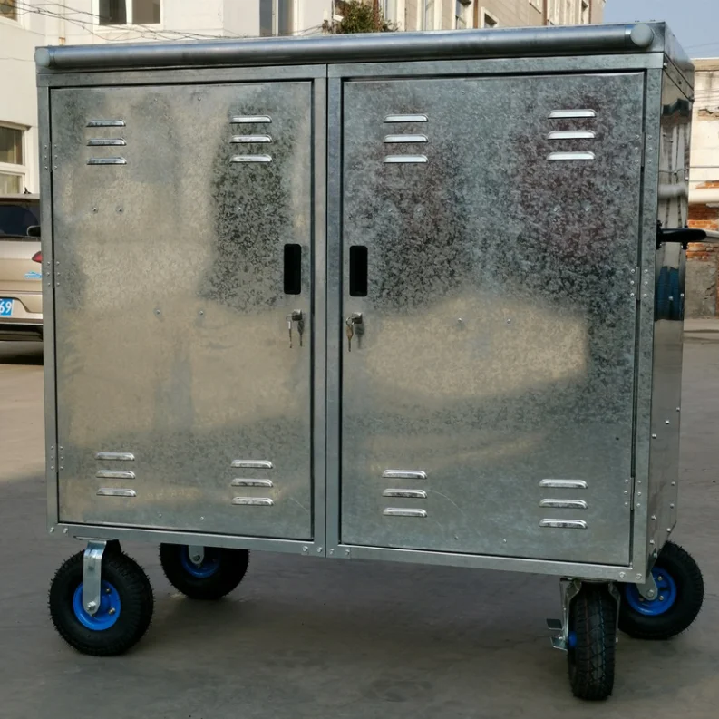 Steel Horse Cabinet Saddle Box Tack Locker Silver Saddle Box Horse ...