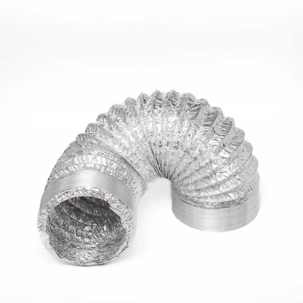Air conditioning flexible air ducting hose aluminum foil ventilation ...