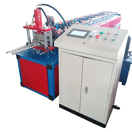 Manufacture Roller Shutter Door Guide Rail Track Roll Forming Machine Shutter Door Frame Roll ...