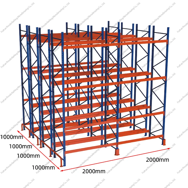 Heavy-Duty 5-Layer Steel Pallet Warehouse Racking System Certificated ...
