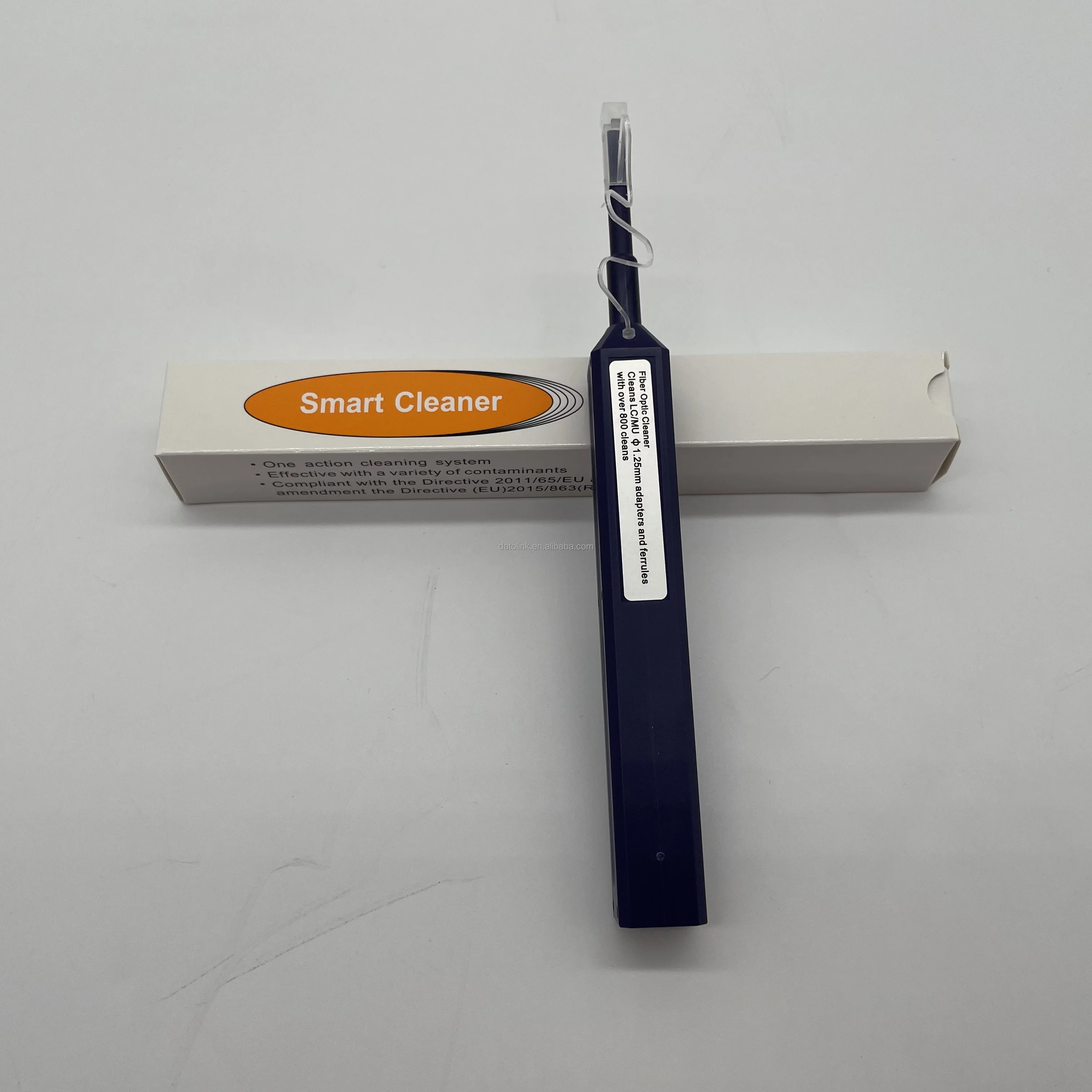 1.25mm LC MU One Click Fiber Optic Cleaner Fiber Optic connectors ...