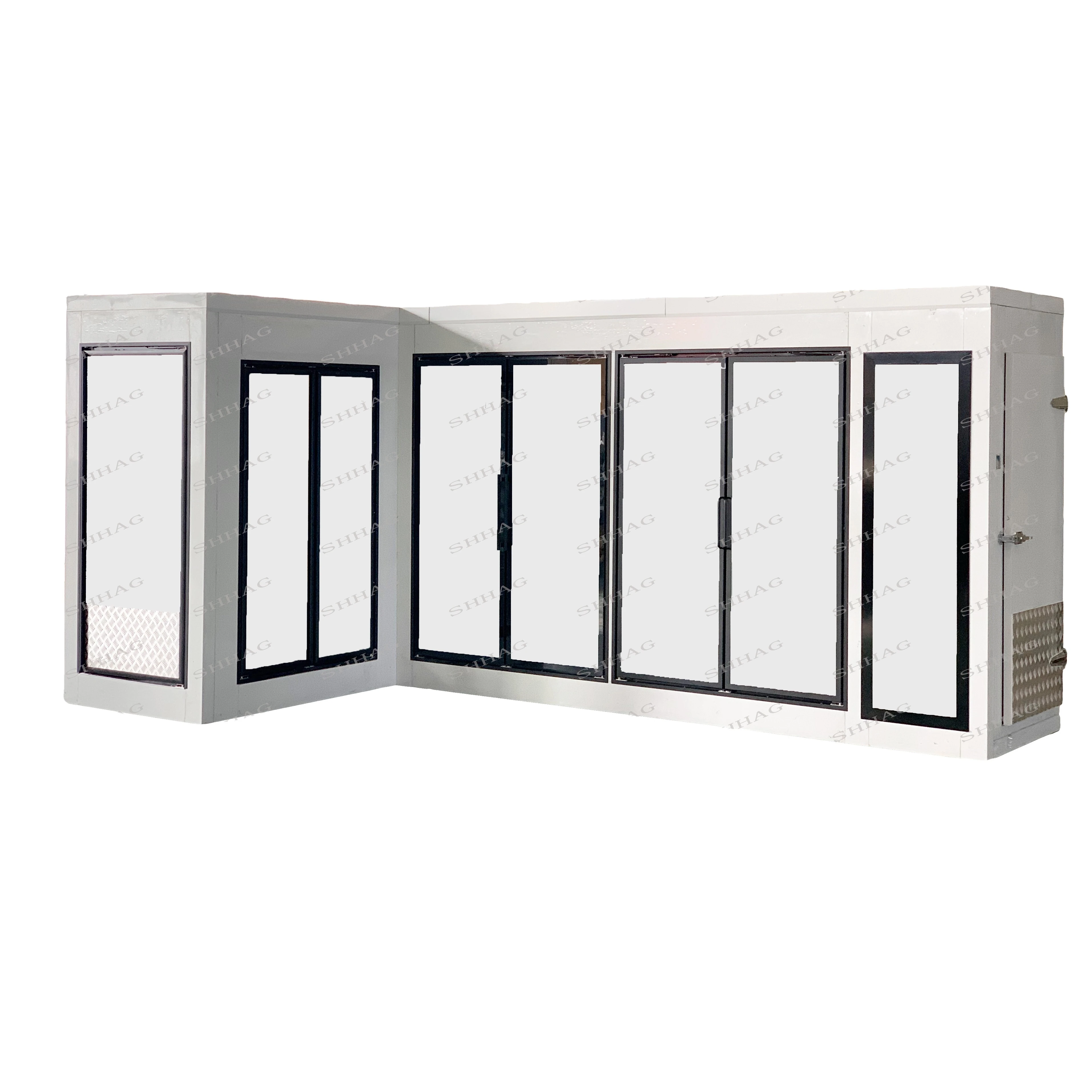 cold storage room Walk-in Cooler Freezer Glass door cold storage ...
