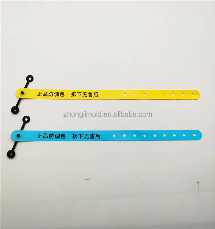 High Quality Single Use Plastic Snap Loop Lock for Event Wristbands