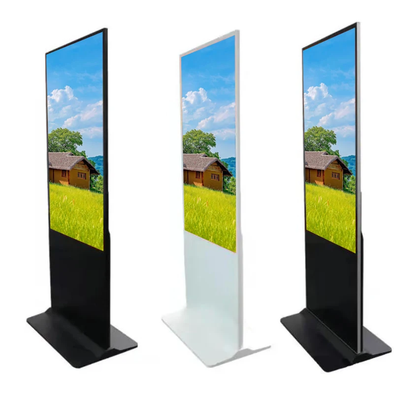 Floor-standing Hd 2k 32 Inch Indoor Lcd Vertical Advertising Machine ...