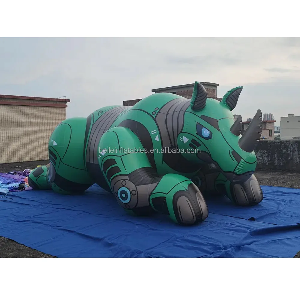 HOT Sale Beile New Soft PVC Inflatable Rhino for Advertising Model