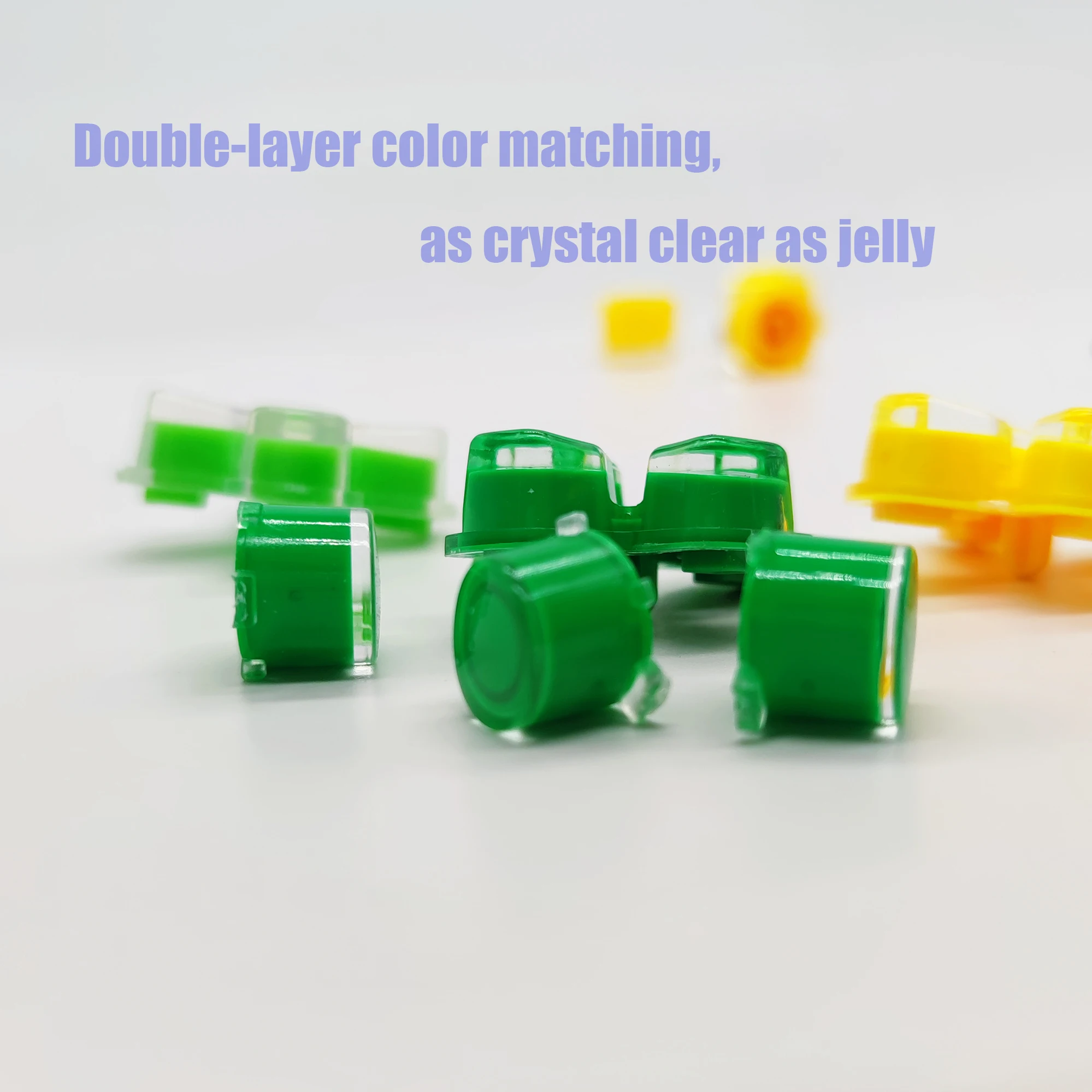 NSLikey ABXY Jelly Buttons for PS5 Controller ABXY Dpad Crystal Button ...